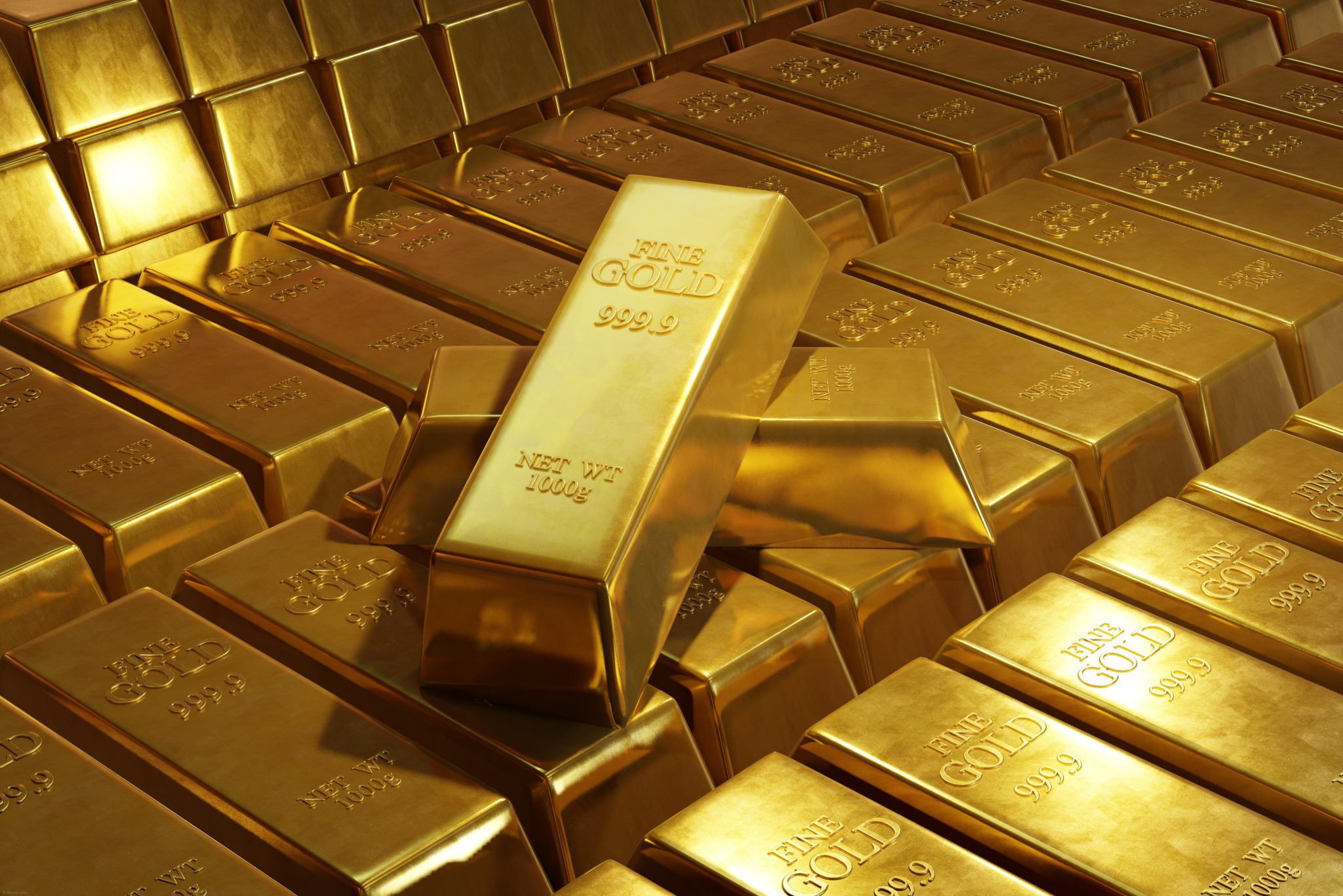 Stack Of Pure Gold Bars - Sam Mugraby - Professional Stock Photography ...